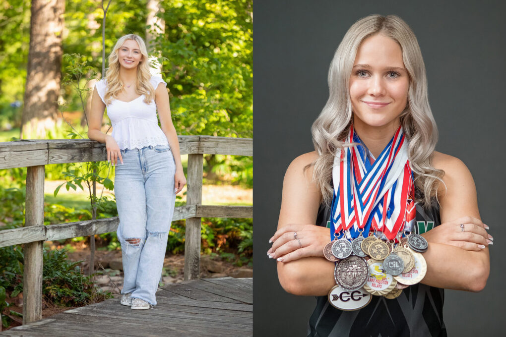 Photo Studio + Outdoor Senior Session | Atascocita Photography